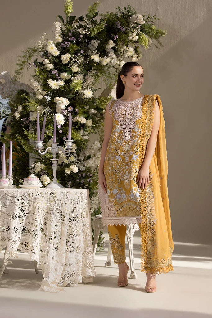 DESIGN 6B LUXURY LAWN 2025 UNSTITCHED- Sobia Nazir – Sarah Sufi